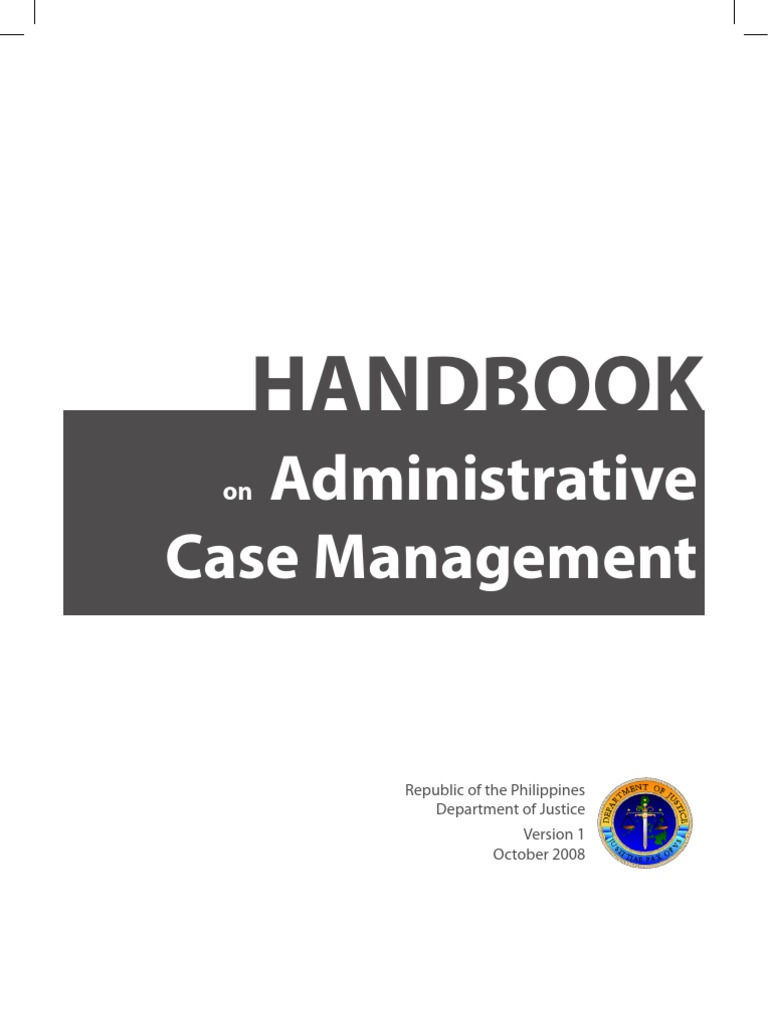 DOJ Case Management Handbook | PDF | Service Of Process | Complaint