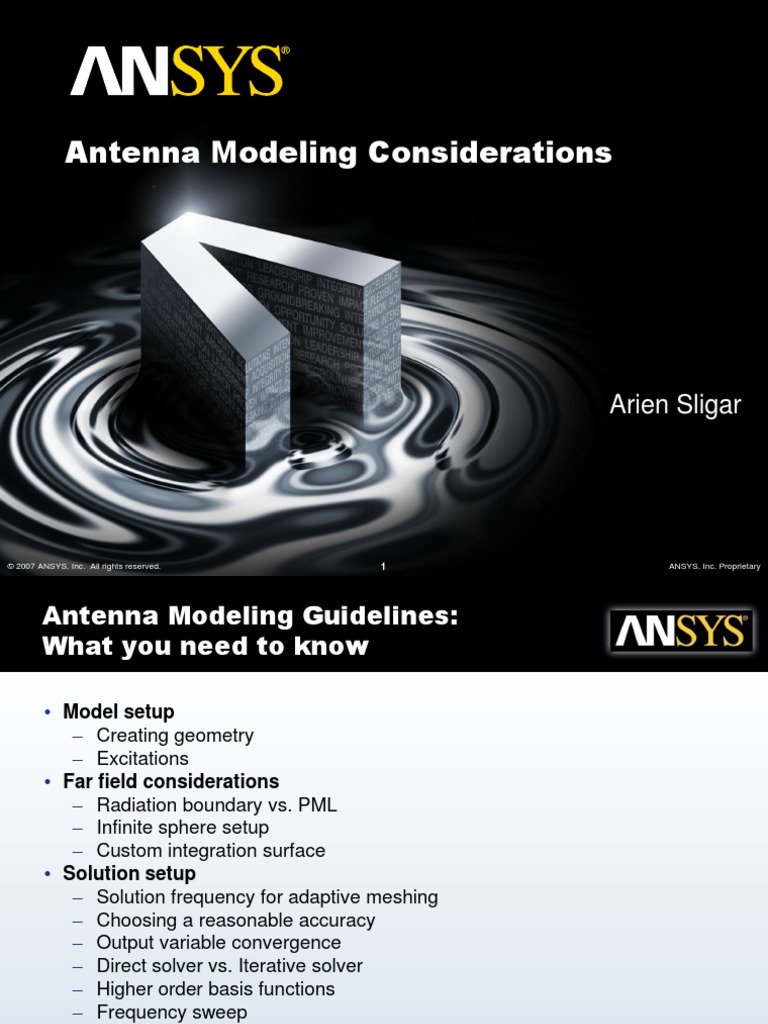 03 Antenna Modeling Considerations | PDF | Computational ...