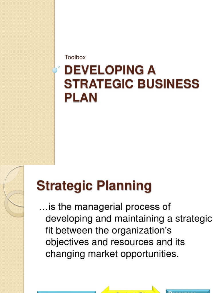 Strategic Business Plan Development Guide | PDF