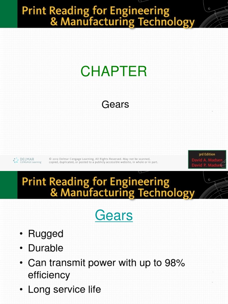 Gear Types, Materials, and Design Fundamentals | PDF | Gear ...
