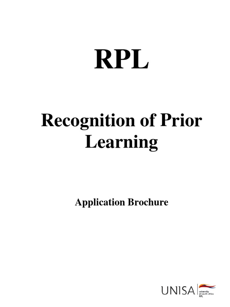 RPL_BROCHURE.pdf | Diploma | Academic Certificate