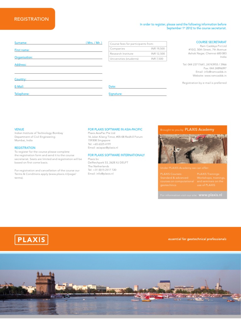 PLAXIS 3D Training - Mumbai Sept 2012 | PDF | Civil Engineering ...