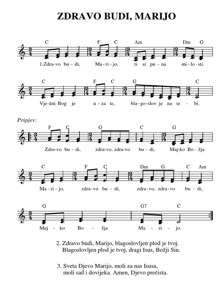 Zdravo Budi, Marijo | PDF