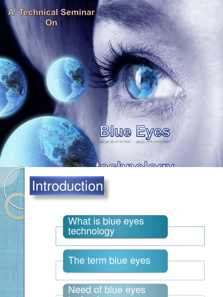 Blue Eyes Technology | PDF | Bluetooth | Computer Monitor