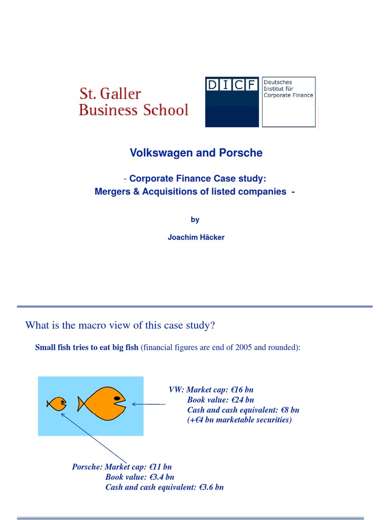 VW Porsche Case Study Final | Download Free PDF | Option (Finance ...