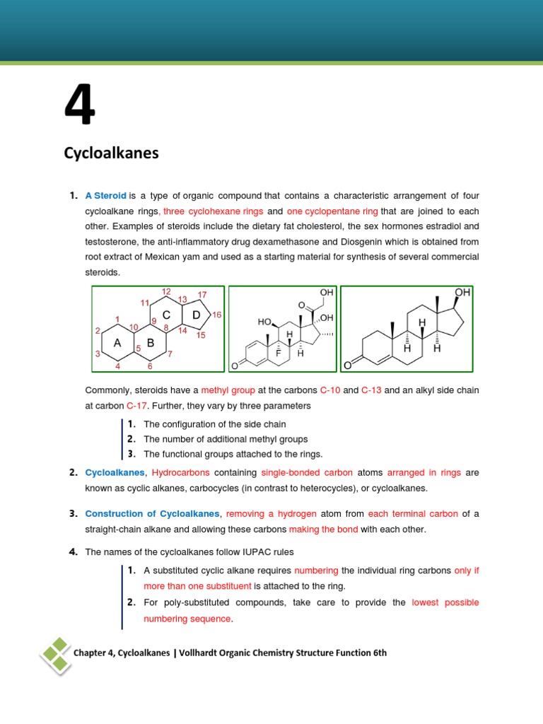 Cycloalkane Vs Aromatic