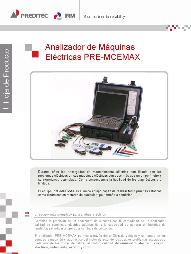 Predimotor Pdma Mcemax 1 | PDF | Corriente eléctrica | Energia electrica