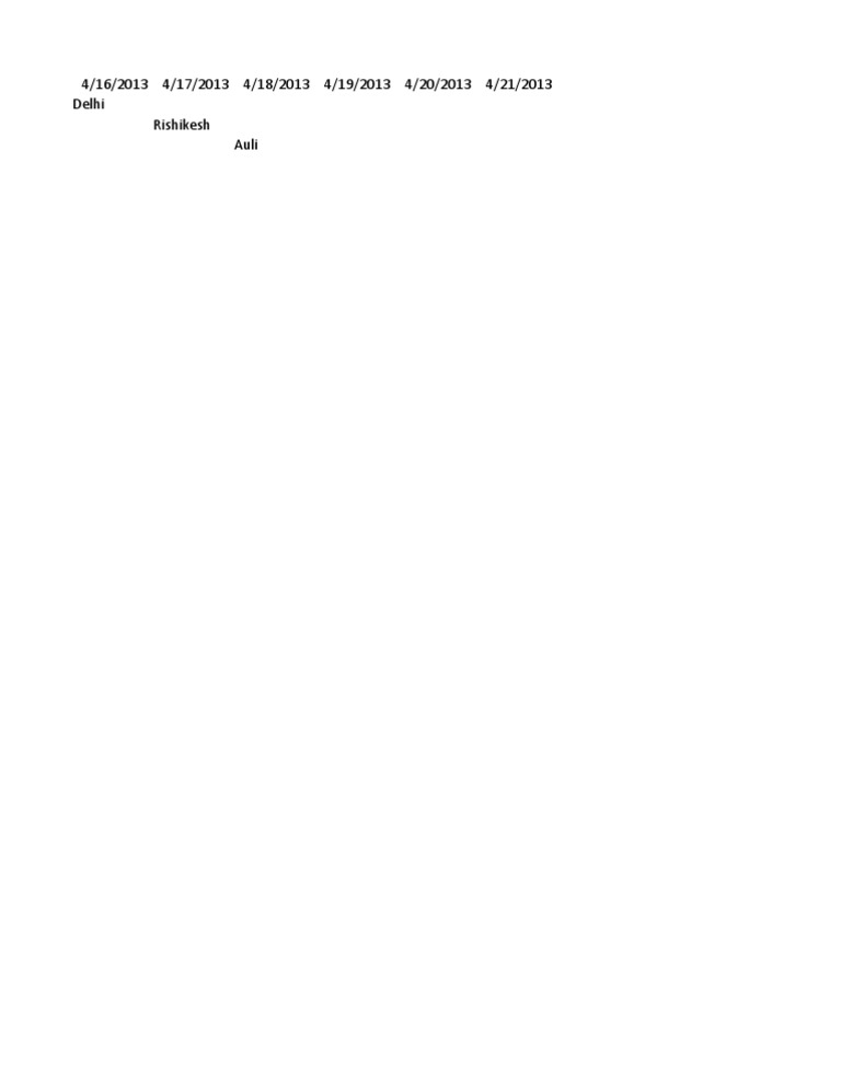 Travel Plan PDF