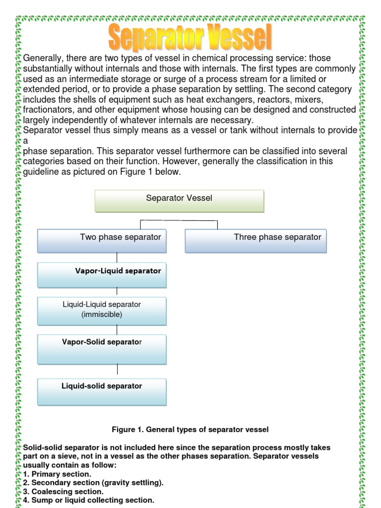 Separator Vessel | PDF | Liquids | Filtration