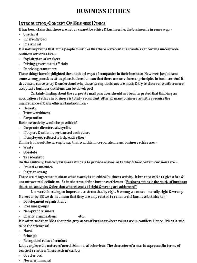 BE (Business Ethics) | PDF | Coercion | Bribery