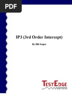 Difference Between Third Order Intercept and P1dB | PDF | Distortion | Amplifier
