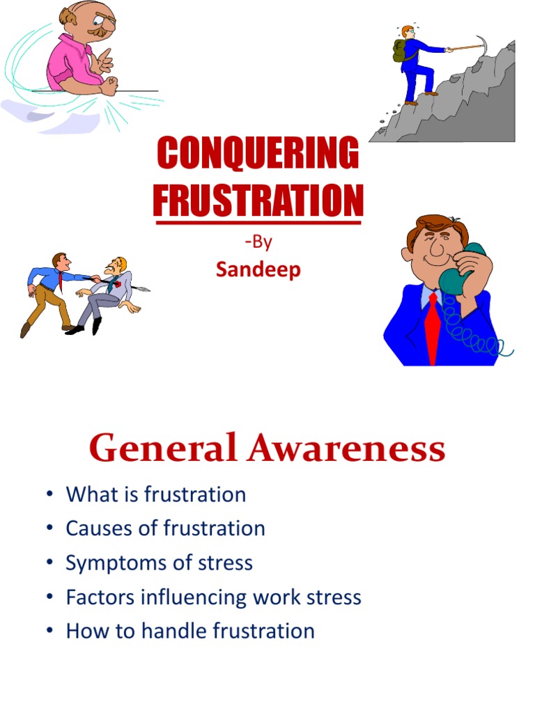 Understanding and Managing Frustration | PDF | Symptom | Stress (Biology)