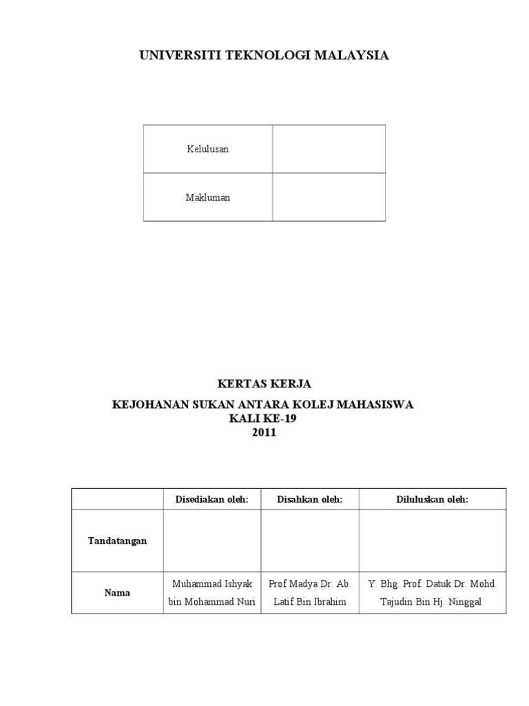 Contoh KK | PDF