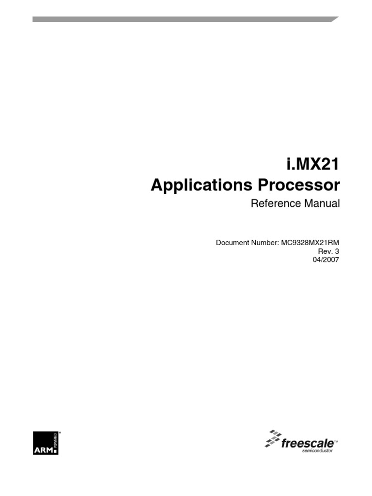 Família I.mx21 - Mc9328mx21rm | PDF | Electronic Design | Computer Engineering