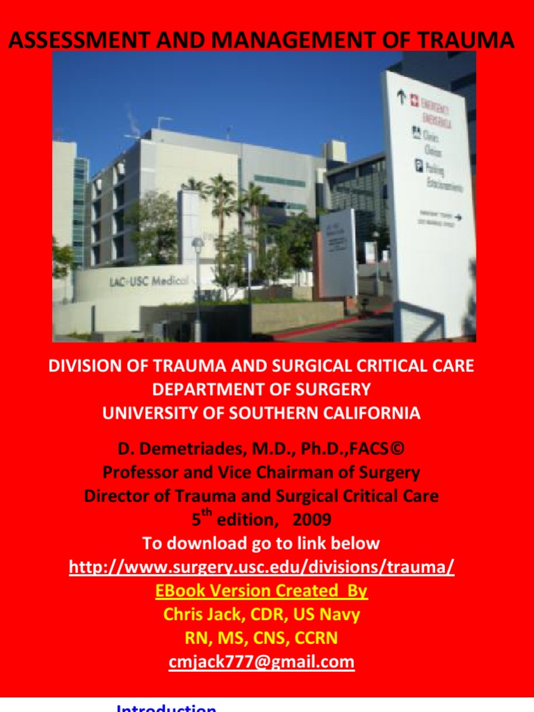 Trauma Protocol Redbook | PDF