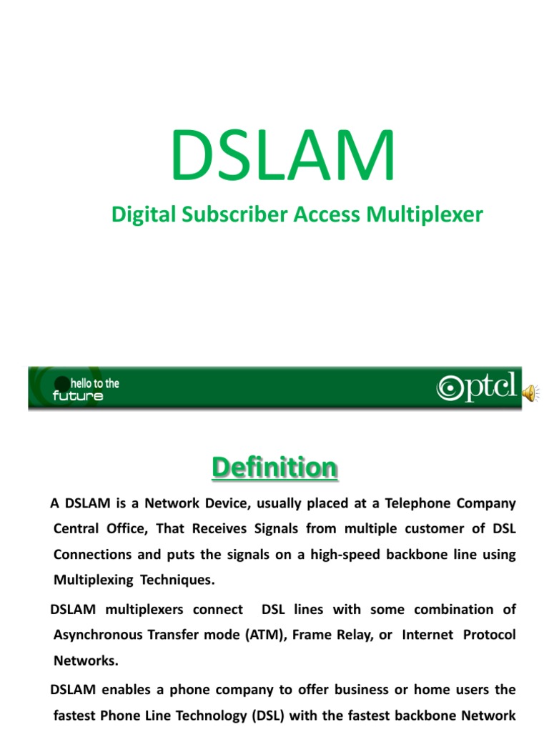 DSLAM | PDF | Asynchronous Transfer Mode | Networking Standards