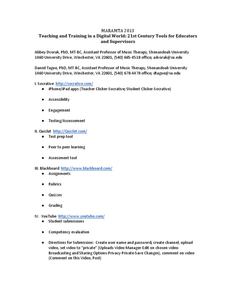 21st Century Teaching Tools for Educators | PDF | Career & Growth ...
