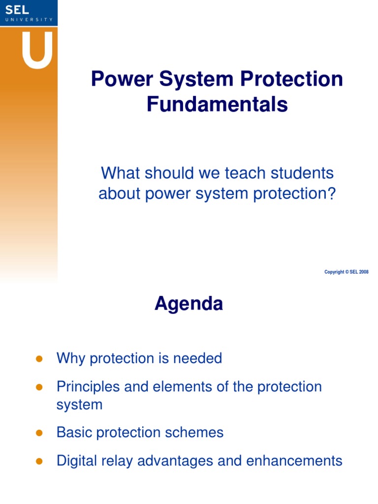 What Should We Teach Students About Power System Protection? | PDF