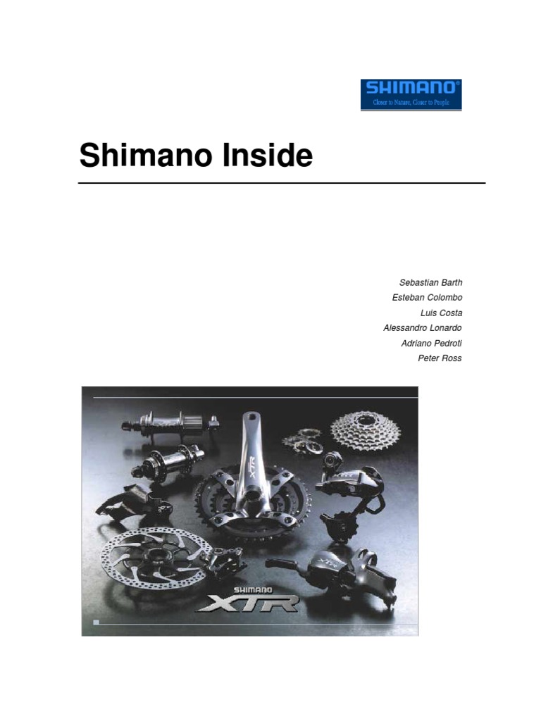 Shimano | PDF | Motorcycle | Strategic Management