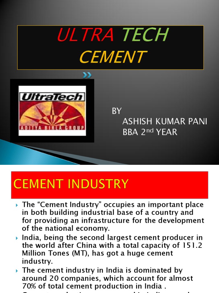 UltraTech Cement Company Overview | PDF | Industries | Building Engineering