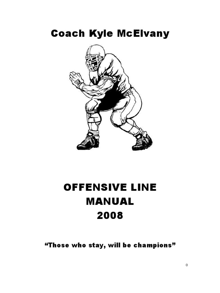 Offensive Line Training Manual 2008 | PDF | American Football ...
