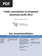 SESB Tariff | PDF | Kilowatt Hour | Efficient Energy Use