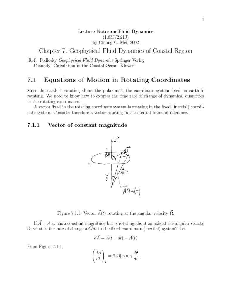 Equation of Motion of Rotating | PDF | Rotation Around A Fixed Axis ...