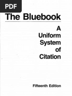 Bluebook Citation Format Examples | PDF | Justice | Crime & Violence