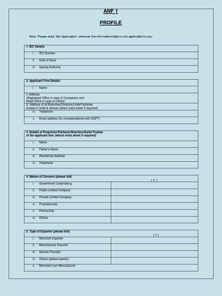 IEC Form | PDF | Finance & Money Management | Law
