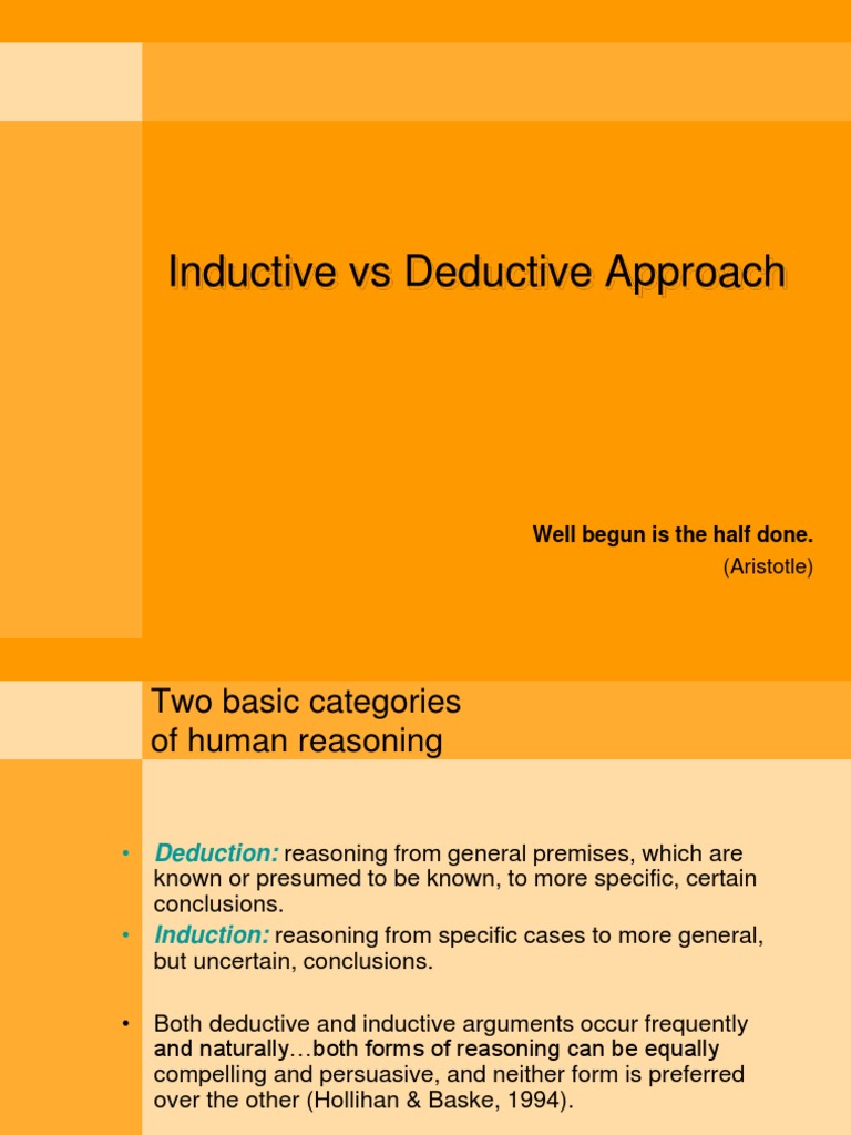 Inductive and Deductive Reasoning Explained | PDF | Deductive Reasoning ...