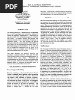 Soil Resistivity Procedure | PDF | Electrical Resistivity And ...