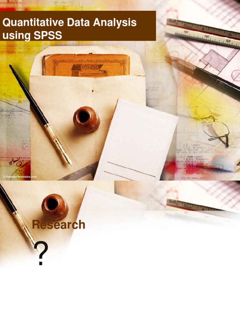 Quantitative Data Analysis Using SPSS | PDF | Level Of Measurement ...