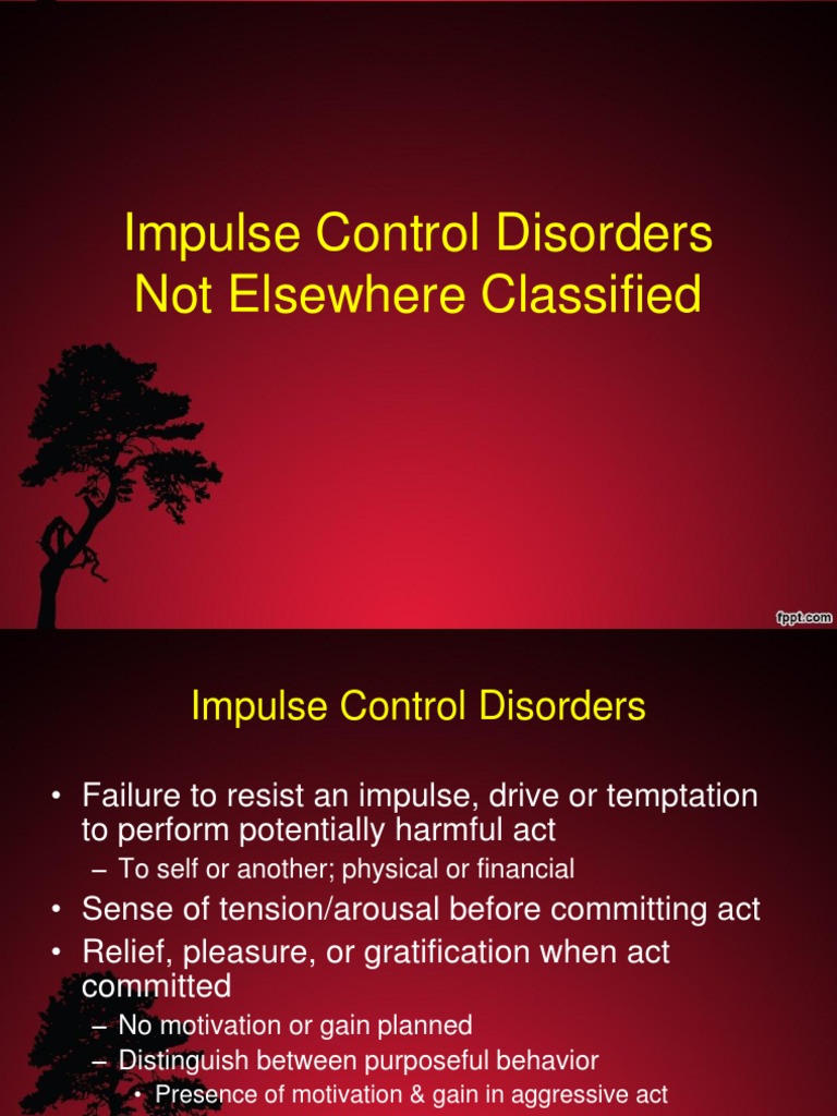Impulse Control Disorders Guide | PDF | Problem Gambling | Substance Abuse