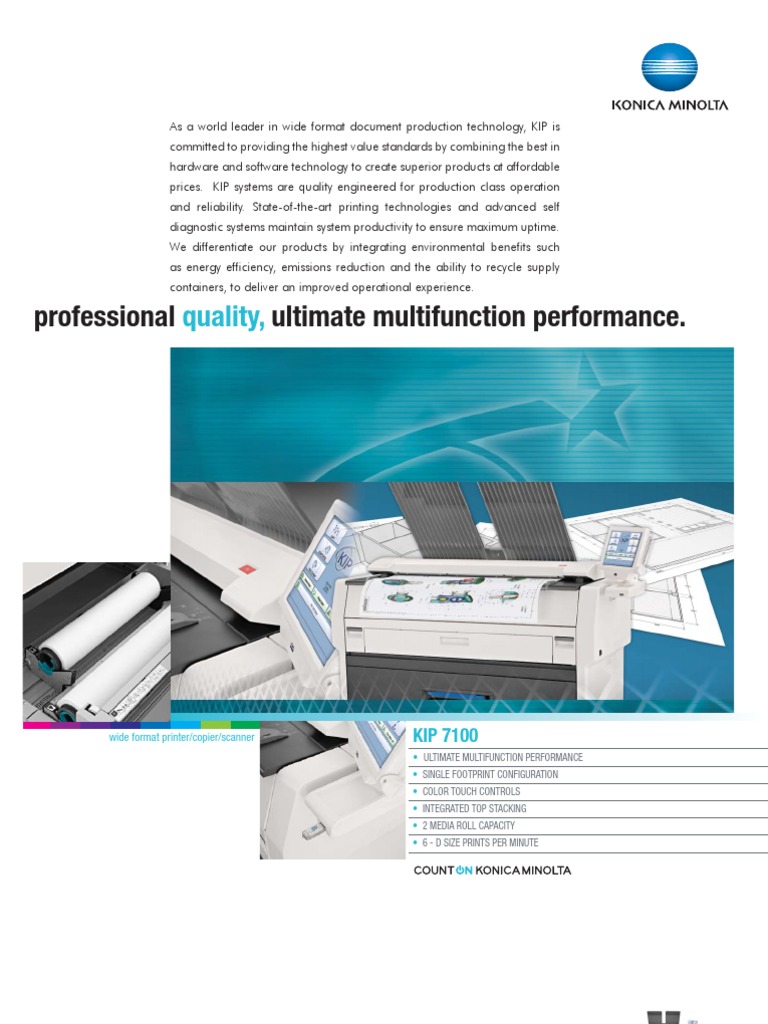 Kip 7100 User Manual | PDF | Image Scanner | Printer (Computing)
