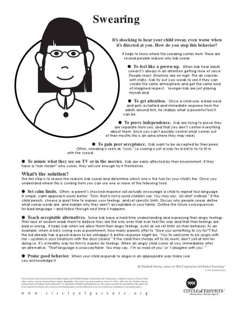 Circle of Parents Swearing | PDF | Profanity | Anger