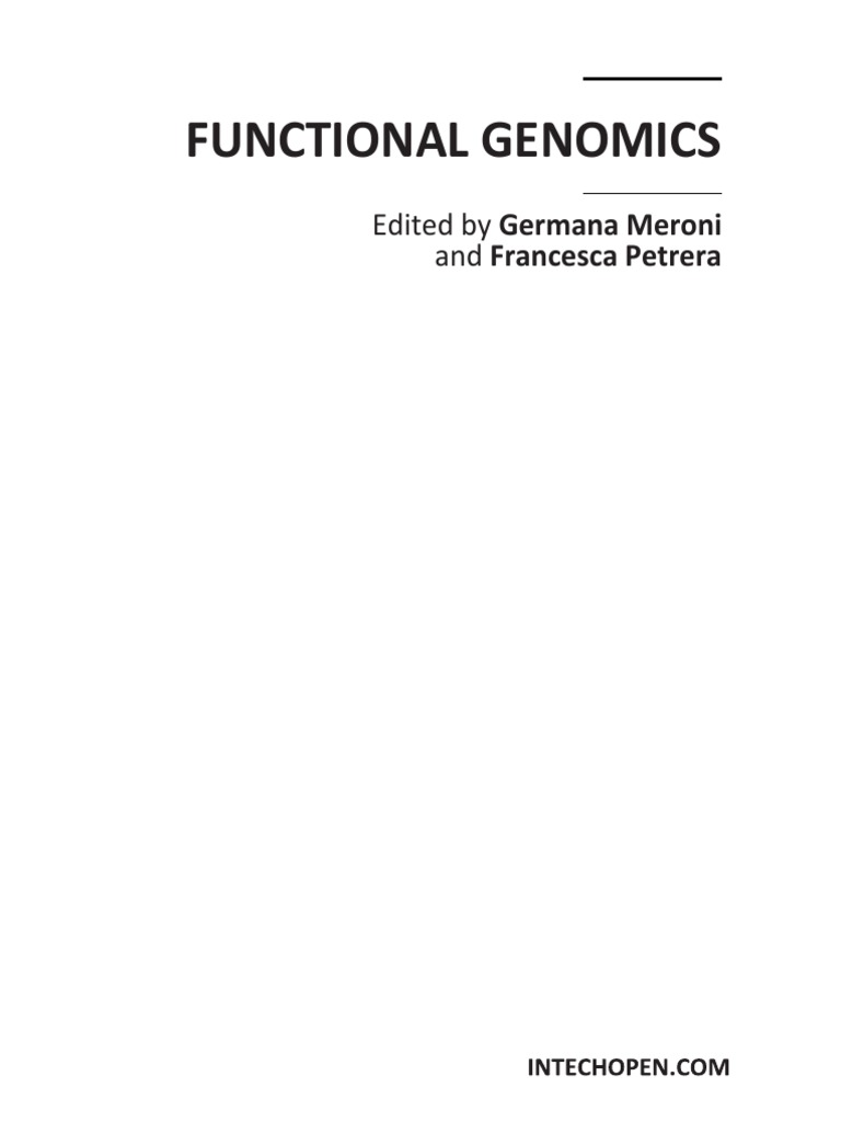 Functional Genomics | Download Free PDF | Dna Microarray | Type I And ...