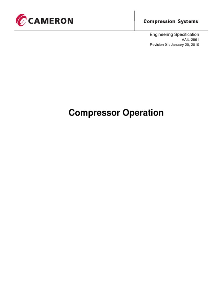 Cameron Centrifugal Compressor Operation | PDF | Gas Compressor ...