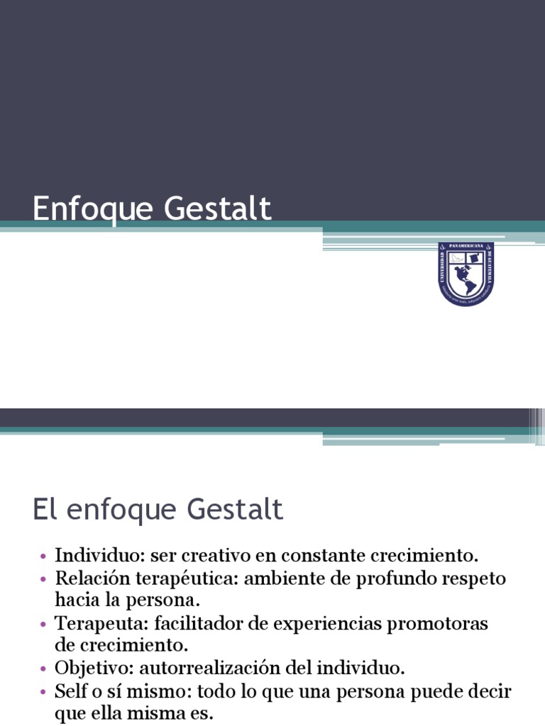 Enfoque Gestalt | PDF | Neurosis | Autoestima
