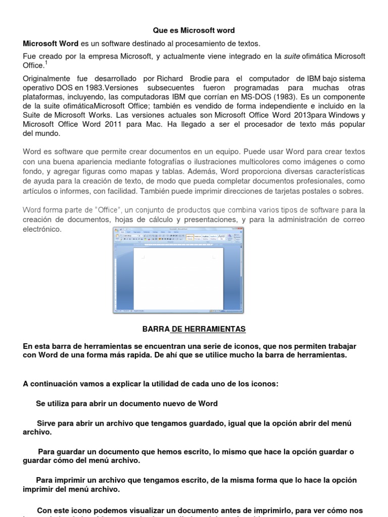 Que Es Microsoft Word PDF Microsoft Word Microsoft Office