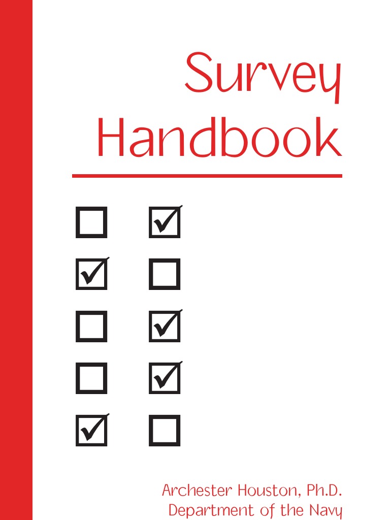 Survey Handbook | PDF | Survey Methodology | Statistics