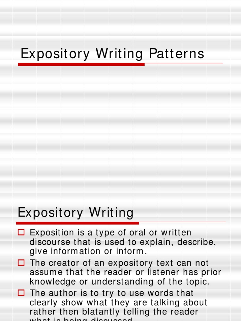 Expository Writing Patterns | PDF | Olympic Games | Sports