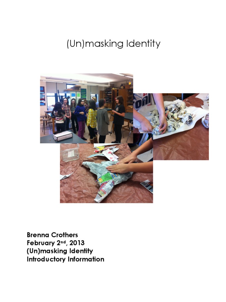 Identity Maskmaking | PDF | Mask | Identity (Social Science)