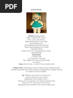 Izzy Teddy Bear Doll Pattern | PDF | Home & Garden