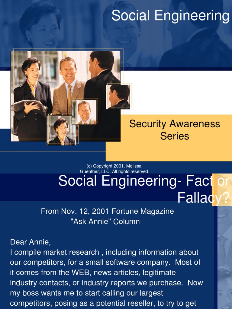 Social Engineering | PDF