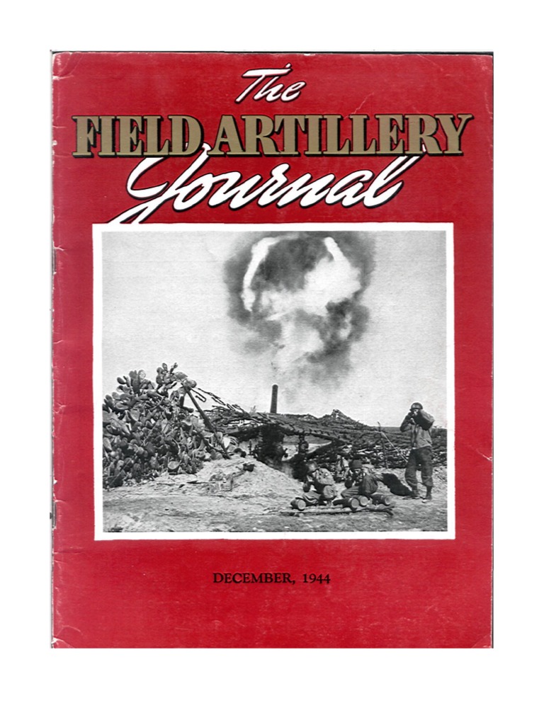 Field Artillery Journal - Dec 1944 | PDF