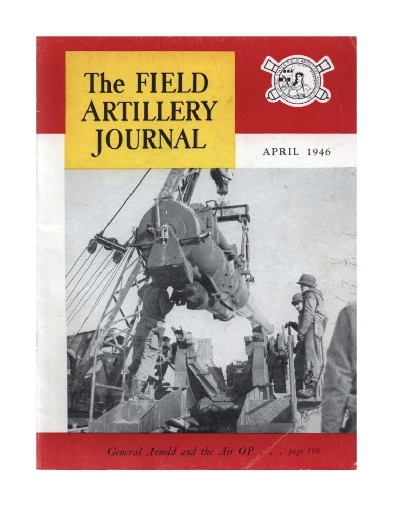 Field Artillery Journal - Apr 1946 | PDF | Henry H. Arnold | Artillery