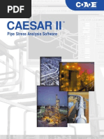 Coade Caesar II Pipe Stress Analysis | PDF | Pipe (Fluid Conveyance ...