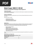 Mobil 1 Engine Oil Product Guide | PDF | Motor Oil | Automobiles