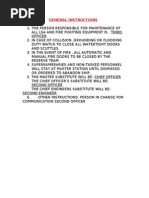 Muster List | Shipping | Transport