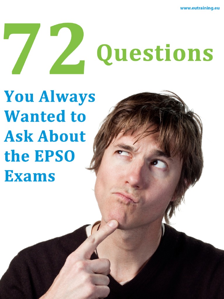 72 Questions About EPSO EXAMS Arboreus Ebook | PDF | Competence (Human ...